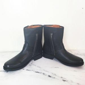 Frye | Shoes | Frye Vicky Engineer Black Ankle Leather Boot | Poshmark